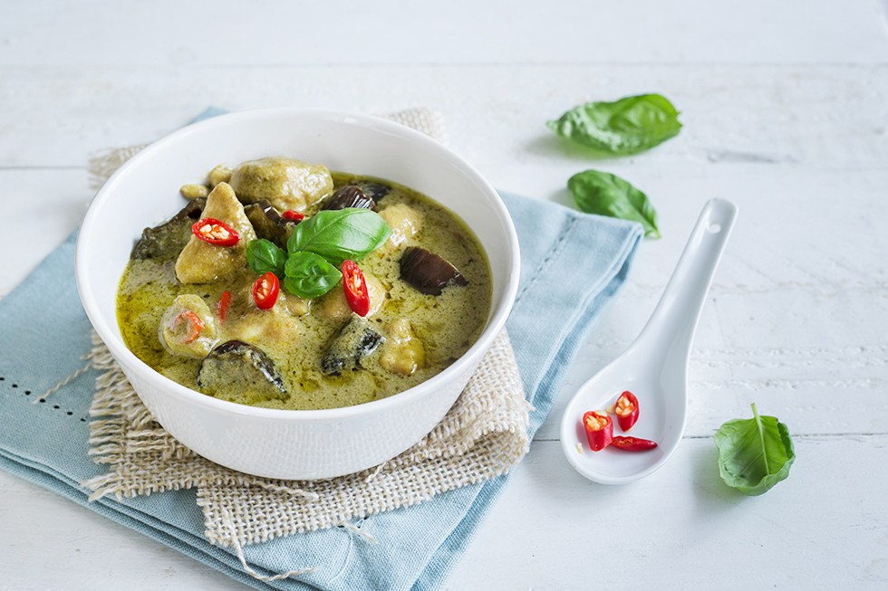 Curry verde con pollo, cucina thai Ricetta- Agrodolce