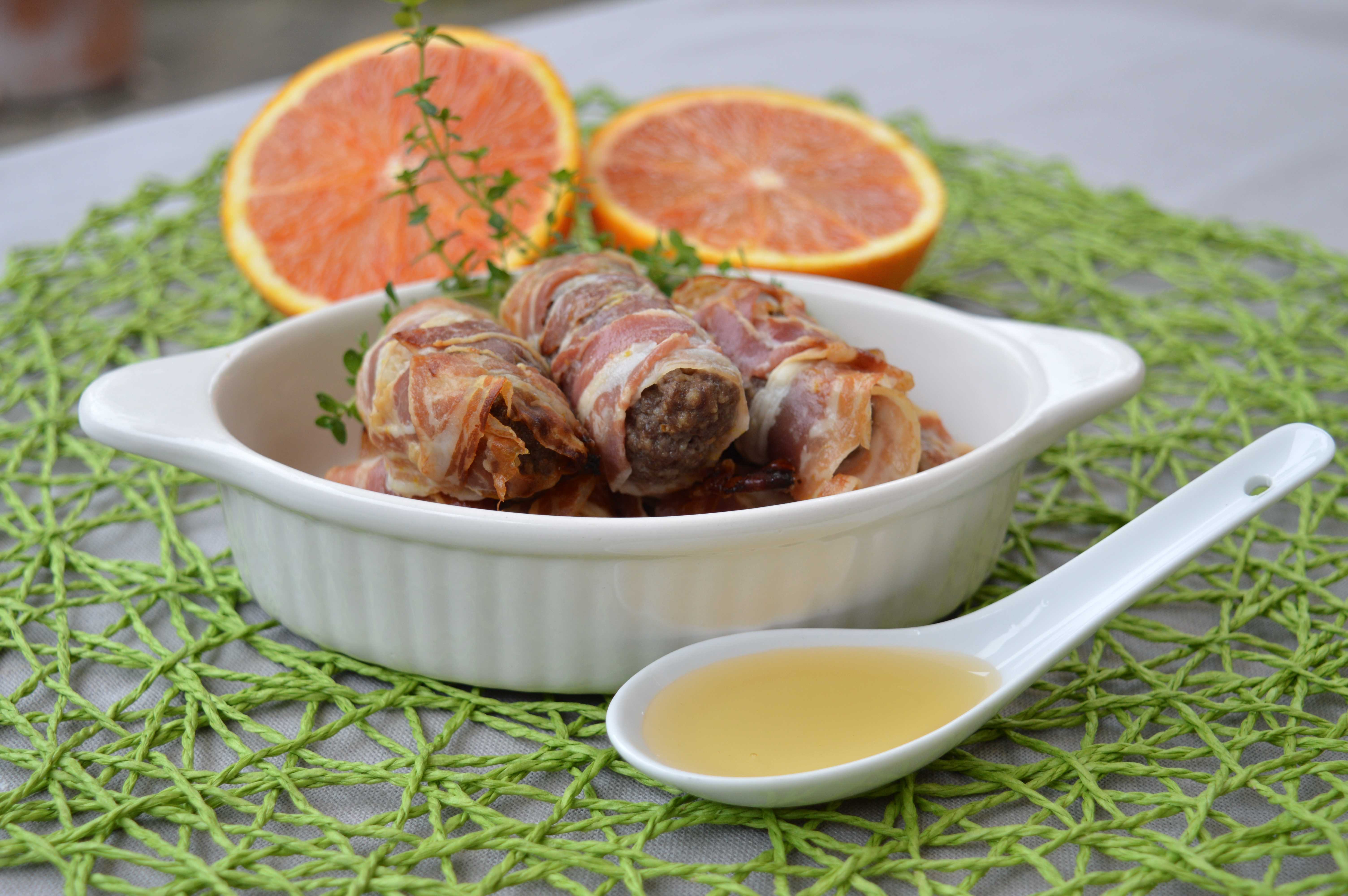Ricetta Involtini di pancetta ripieni all'egiziana con il bimby | Agrodolce