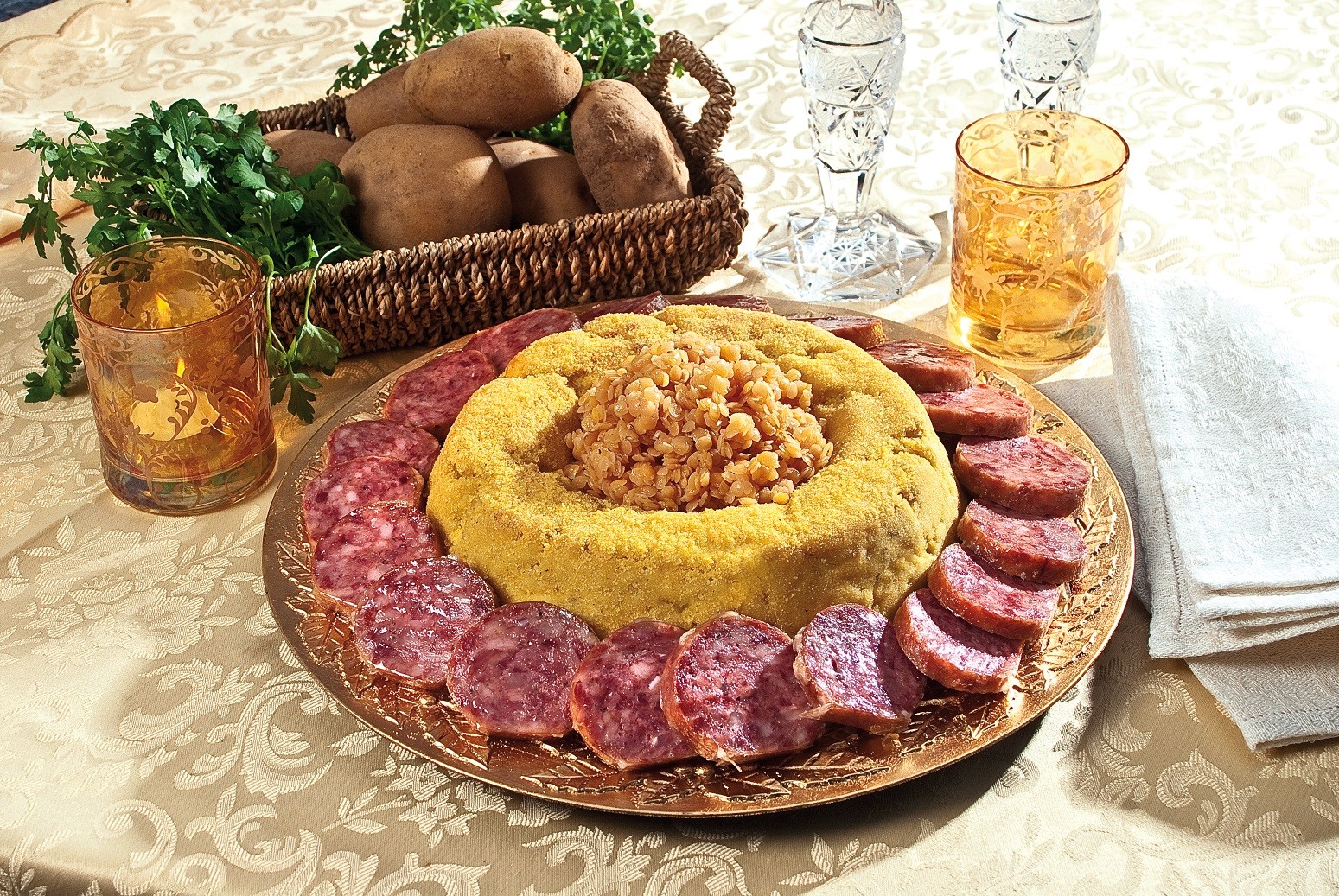 Ricetta Corona imperiale cotechino e patate| Agrodolce
