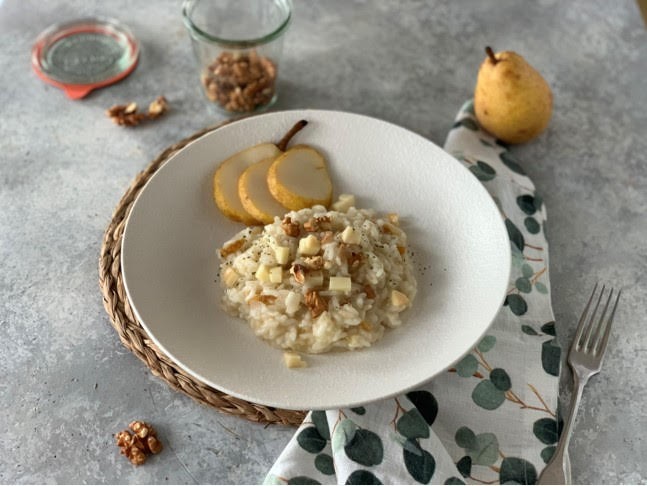 Risotto scamorza e pere: ricetta d'autunno Ricetta- Agrodolce
