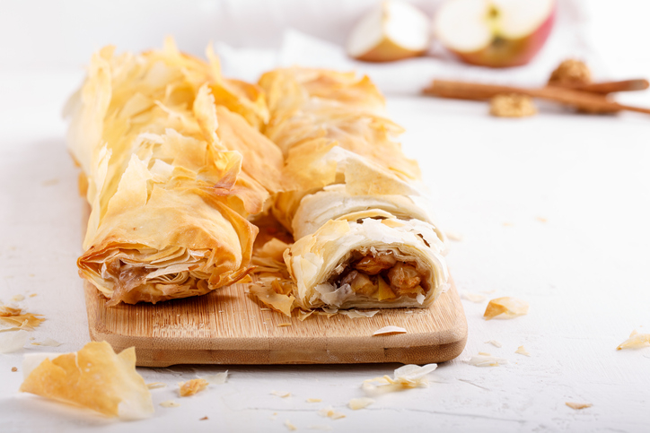 Strudel con pasta fillo Ricetta- Agrodolce