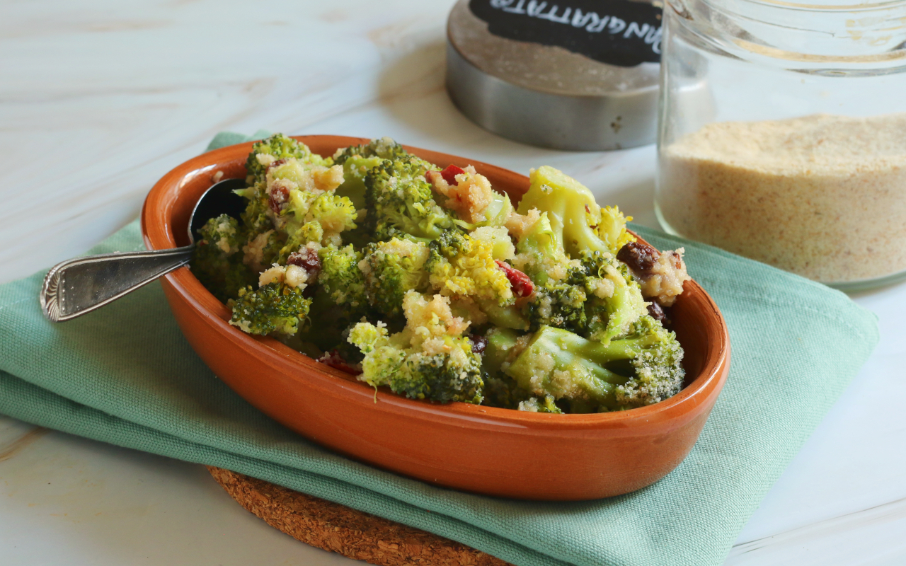 Broccoli in padella con pangrattato Ricetta- Agrodolce