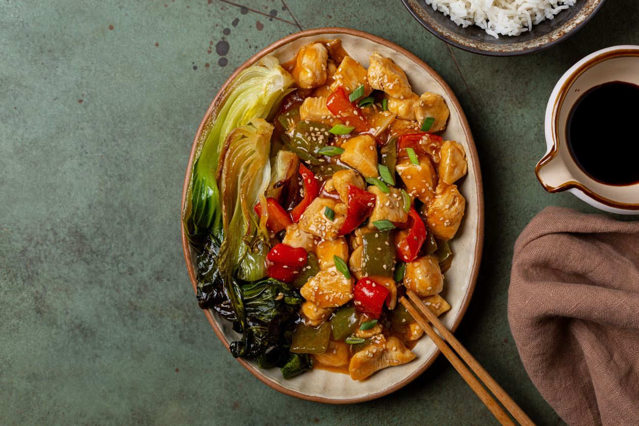 Pollo e peperoni cinese Ricetta- Agrodolce