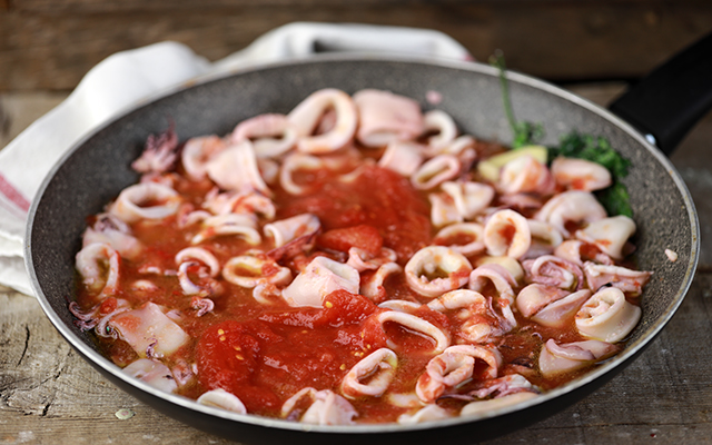 Calamari alla Luciana Ricetta- Agrodolce