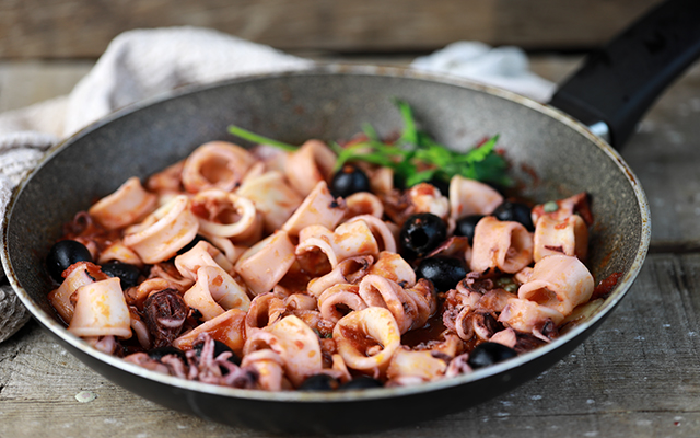 Calamari alla Luciana Ricetta- Agrodolce