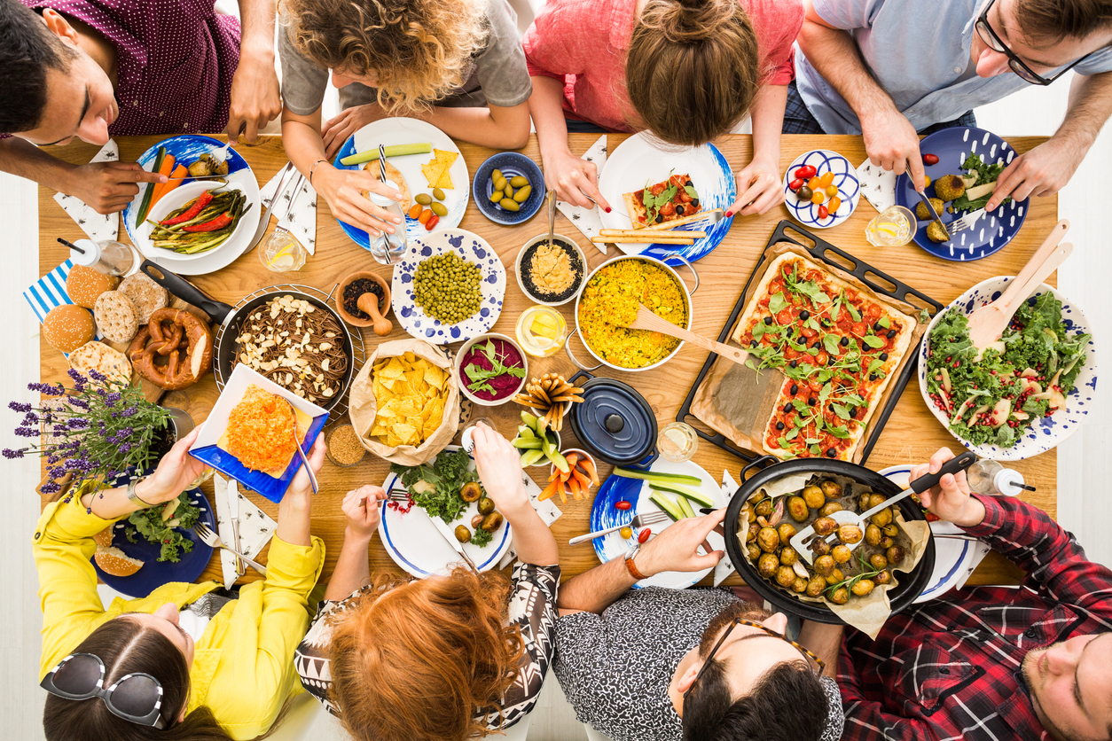 Menu per una cena vegetariana tra amici - Agrodolce