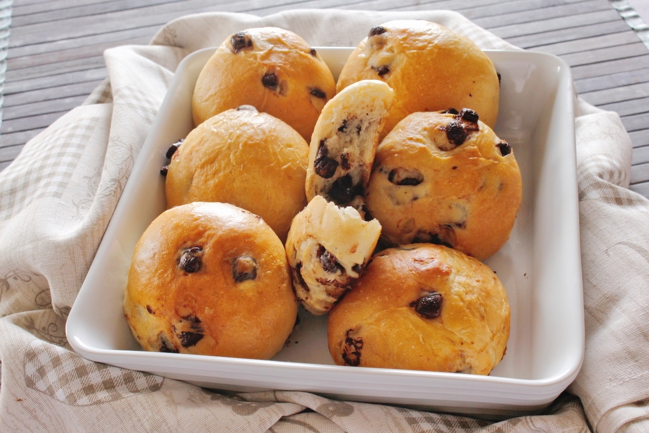 Panini con gocce di cioccolato Ricetta- Agrodolce